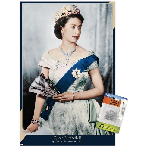 Trends International Queen Elizabeth Ii - Queen Unframed Wall Poster ...