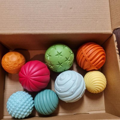Kaplan Early Learning Textured Mix And Match Balls - Set Of 8 : Target