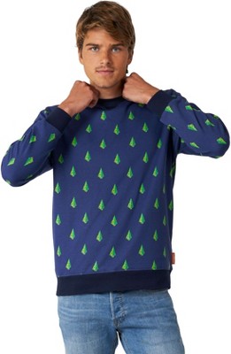 Opposuits Men's Christmas Sweaters - Treedee - Blue - Size Xs : Target