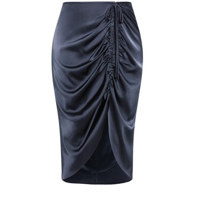 City Chic | Women's Plus Size Rylie Skirt - Steel Blue - 16w : Target