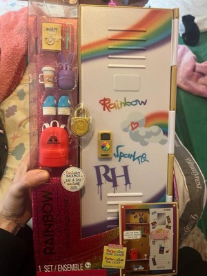Rainbow High Design & Style Locker Playset With Shelves, Hangers ...