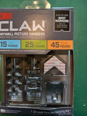 3m Claw Drywall Picture Hanging Kit : Target