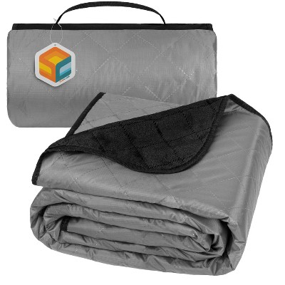 Sun Cube Waterproof Outdoor Blanket, Fleece Windproof Foldable Stadium ...