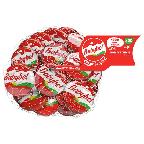 Mini Babybel Original Cheese Snack - 14.1oz/20ct : Target