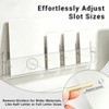 2 Pack 22 Inch Clear Acrylic Wall Mount Brochure Holder Transparent ...