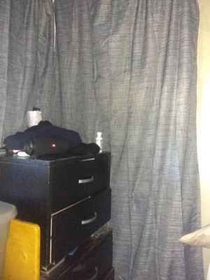 Kline Burlap Weave Thermal 100% Blackout Grommet Top Curtain Panel ...