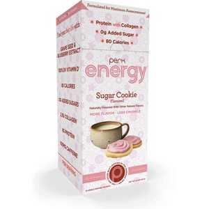 Perk Energy Original Sugar Cookie Flavored Drink Powder (10 Servings ...