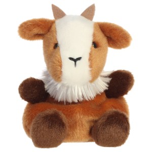 Aurora Mini Meadow Goat Palm Pals Adorable Stuffed Animal Brown 5" : Target