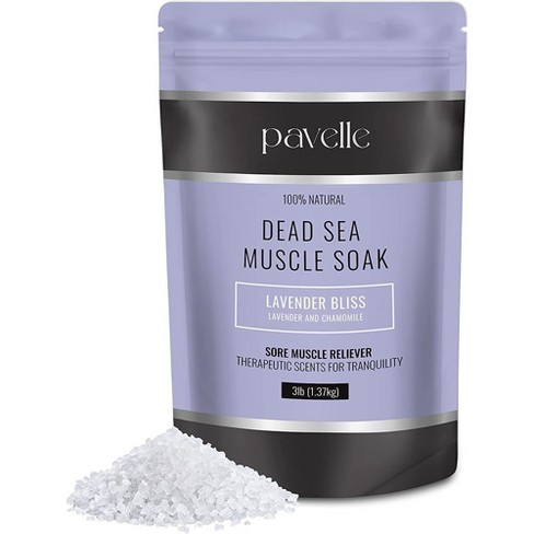 Pavelle Magnesium Dead Sea Salts For Soaking Muscles - Lavender Bliss ...