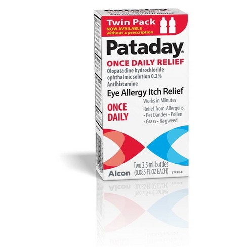 Pataday Once Daily Relief Allergy Drops - 0.085 Fl Oz/2pk : Target