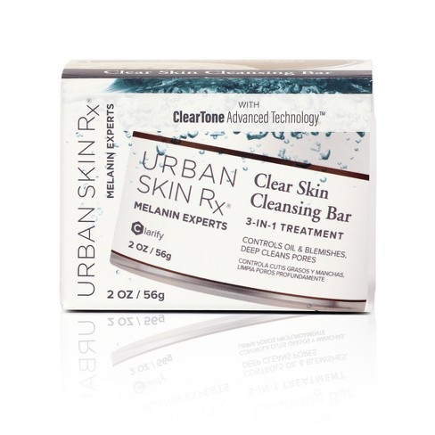Urban Skin Rx 3-in-1 Clear Skin Cleansing Bar - 2.0oz : Target