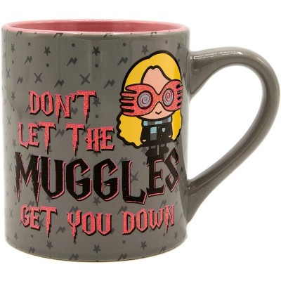 Silver Buffalo Harry Potter Luna Lovegood Muggle Glitter Ceramic Mug ...