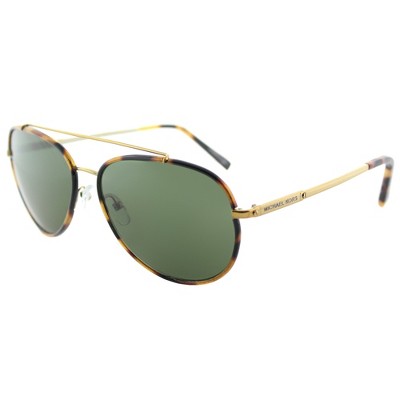 Michael Kors Ida 116371 Womens Aviator Sunglasses Tokyo Tortoise/gold ...