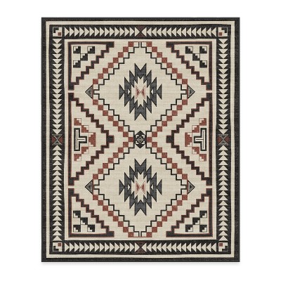 Ruggable Kamran Washable Vintage Persian Area Rug - Coral 8'x10'. : Target