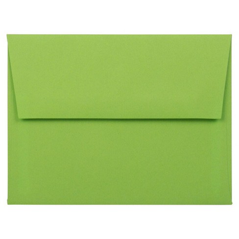 Jam Paper A2 Colored Invitation Envelopes - 4 3/8 X 5 3/4 - Citrus Lime ...