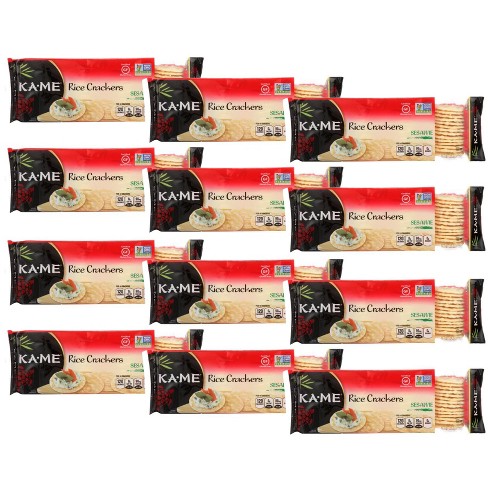 Ka-me Sesame Rice Crackers - Case Of 12/3.5 Oz : Target