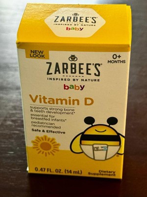 Zarbee's Baby Vitamin-D Drop - 0.47oz : Target