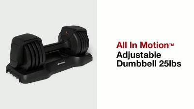 Adjustable Dumbbell 25lbs All In Motion Target
