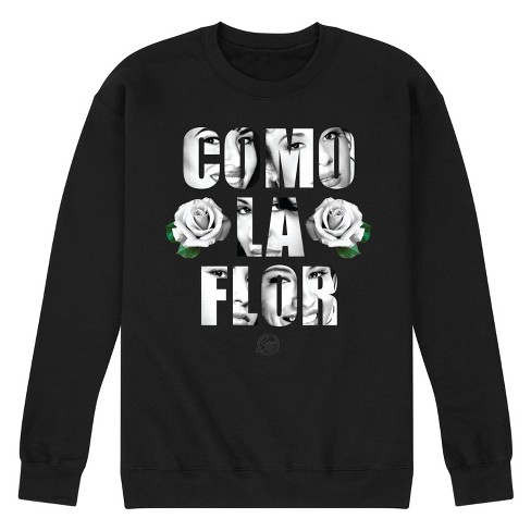 Men's - Selena - Como La Flor Roses Graphic Fleece Sweatshirt : Target