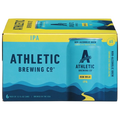 Athletic Brewing Company Run Wild Non-alcoholic Ipa Beer - 6pk/12 Fl Oz ...
