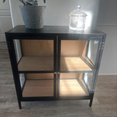 Target glass cabinet store