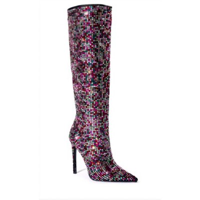 Women's Izzy Embellished Boot - Azalea Wang Us7.5 : Target