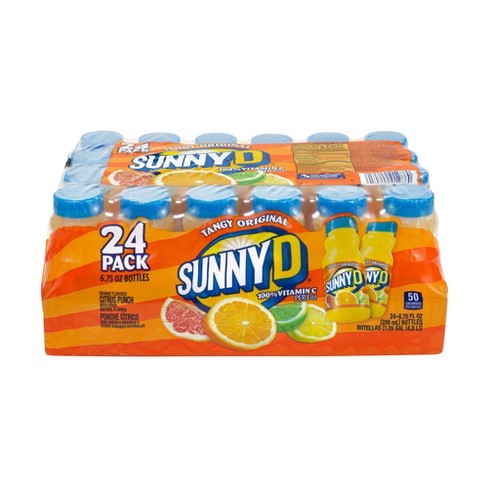 Sunnyd Tangy Original Orange Citrus Punch Juice Drink - 24pk/6.75 Fl Oz ...