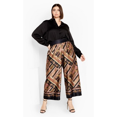 Women's Plus Size Lea Pant - Black | City Chic : Target