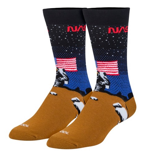 Cool Socks, Space Exploration, Funny Novelty Socks, Large : Target
