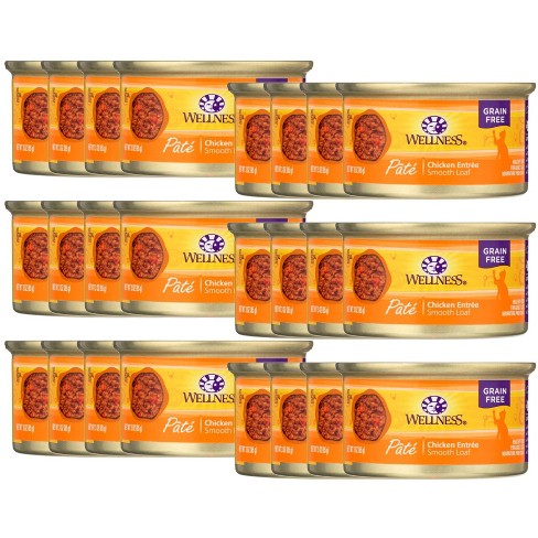 Wellness Chicken Entree Grain Free Wet Cat Food - Case Of 24/3 Oz : Target