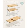 Songmics Cabinet Organizer Shelf, Set Of 2 Kitchen Counter Shelves ...