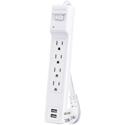 Monoprice Power & Surge - 6 Outlet Surge Protector Power Strip With Low ...