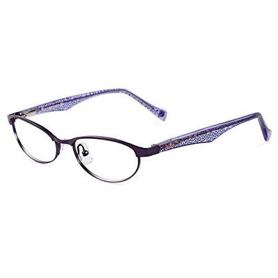 Lucky Brand Peppy Designer Eye Glasses Frame In Purple/demo Lens 126mm ...