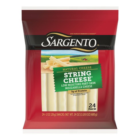 Sargento Mozzarella String Cheese - 24oz/24ct : Target