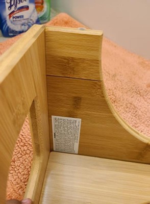 7"/9" Two In One Bamboo Toilet Step Stool Brown - Squatty Potty : Target