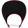 Glove It Women's Bling Crystal Coil Visor, Pink : Target