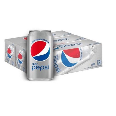 Diet Pepsi Cola Soda - 12pk/12 Fl Oz Cans : Target