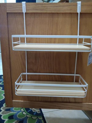 Over The Cabinet Tiered Shelves With Wood - Brightroom™ : Target