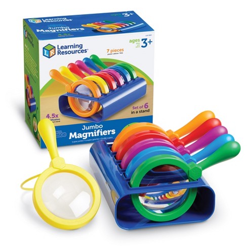 Learning Resources Jumbo Magnifiers Set, Set Of 6, Ages 3+ : Target