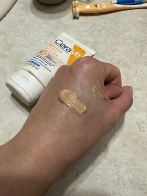 Cerave Hydrating Mineral Tinted Face Sunscreen Lotion - Spf 30 - 1.7 Fl Oz : Target