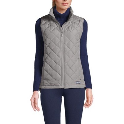 Lands' End Women's Wanderweight Packable Down Vest - X Large - Black ...