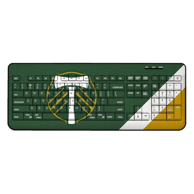 Keyscaper Portland Timbers Diagonal Stripe Wireless Usb Keyboard : Target