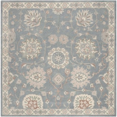 Heritage Hg409 Hand Tufted Area Rug - Charcoal/multi - 6'x6' - Safavieh ...