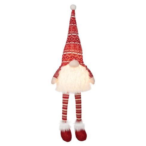 Gallerie Ii Dangle Leg Red Gnome W/led : Target