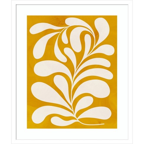21" X 25" Goldenrod I By Grace Popp Wood Framed Wall Art Print - Amanti ...