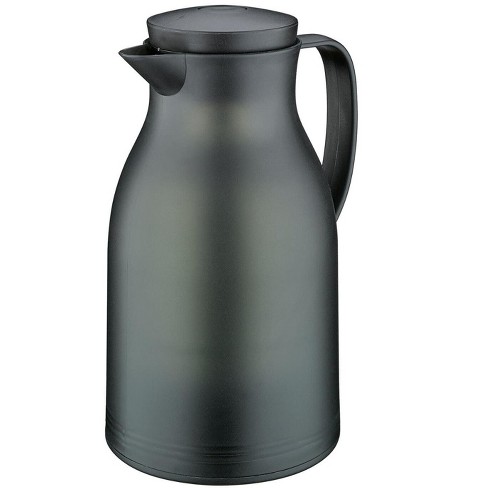 Cilio "monza" Insulated Server, Glass Liner, Matte Black, 34 Fl. Oz ...
