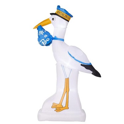 The Lakeside Collection 5-ft. Baby Announcement Inflatables - Boy : Target