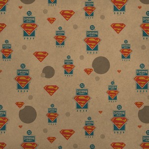 Superman Day 2025 Logo Premium Kraft Gift Wrap Wrapping Paper Roll 30 ...