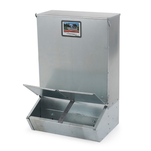Brower 22h 2 Door Galvanized Steel Alloy Supplement Hog Feeder For ...