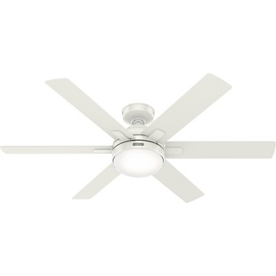 52" Minimus Ceiling Fan With Led Light White - Hunter Fan : Target